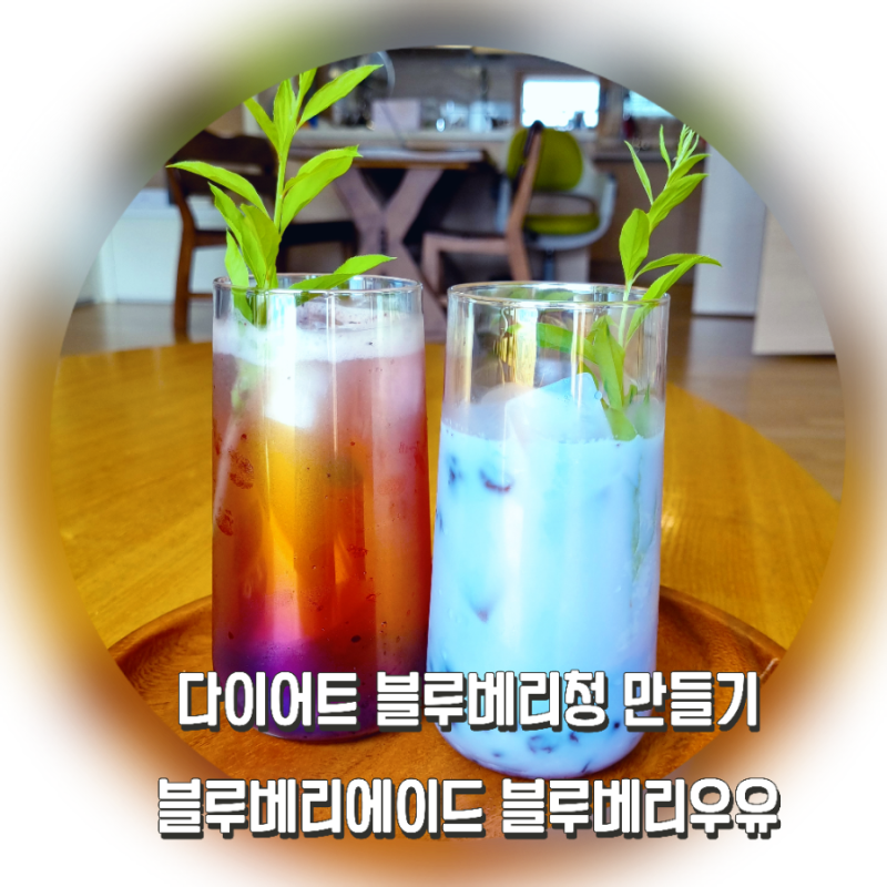 냉동블루베리 먹는법 블루베리청 블루베리 우유 만들기 블루베리주스 다이어트 주스 만들기 네이버 블로그