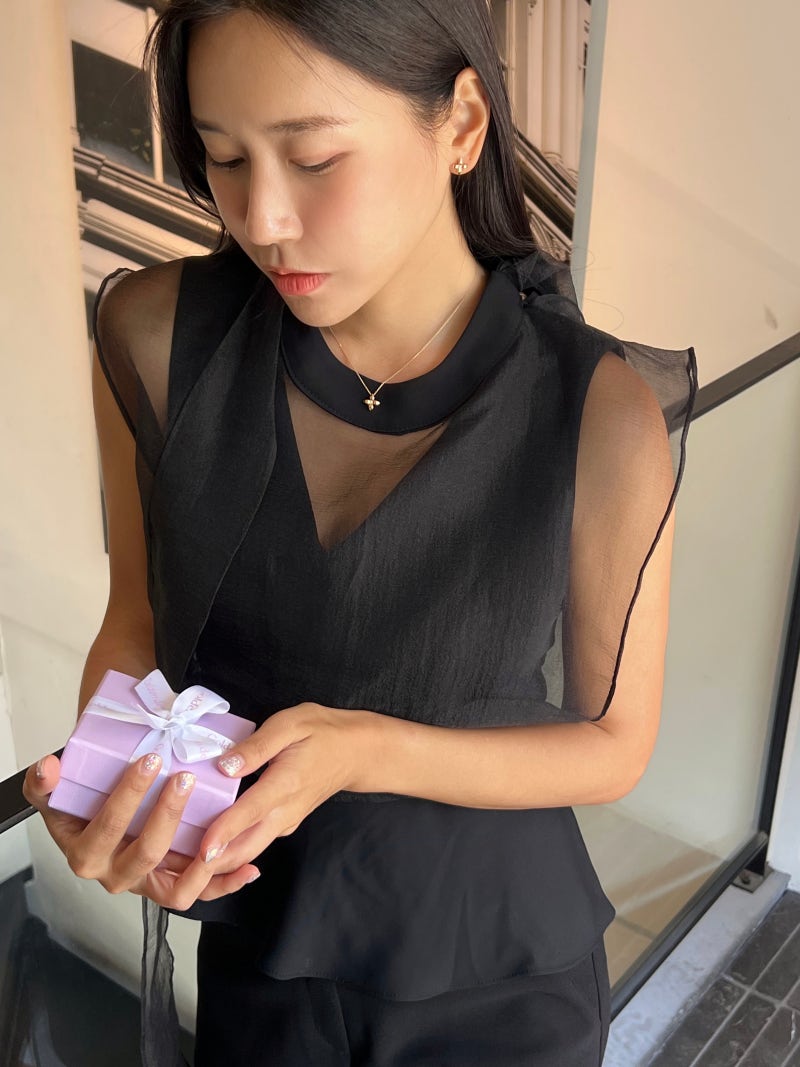 Goldendew 손나은 화보 패션 속 여름 주얼리 골든듀 펄시피아 귀걸이 목걸이 착용해 봤어요 네이버 블로그