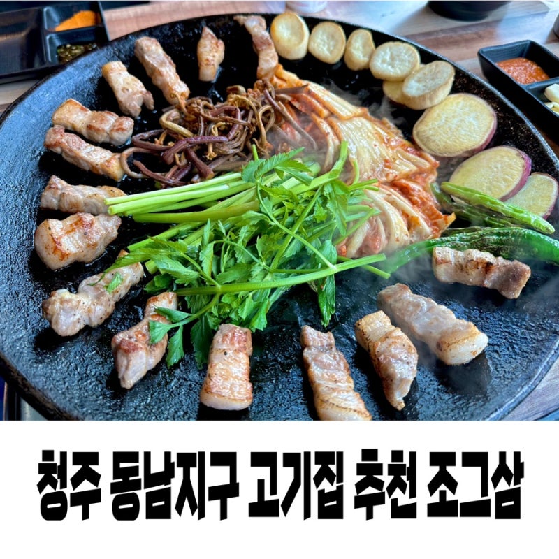 청주 동남지구 고기집 추천 조그삼먹방 유튜버 햄지 네이버 블로그