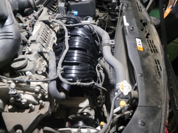 그랜저HG 2.4 엔진경고등/p200A00/가변스웰엑츄에이터/흡기매니폴드교체