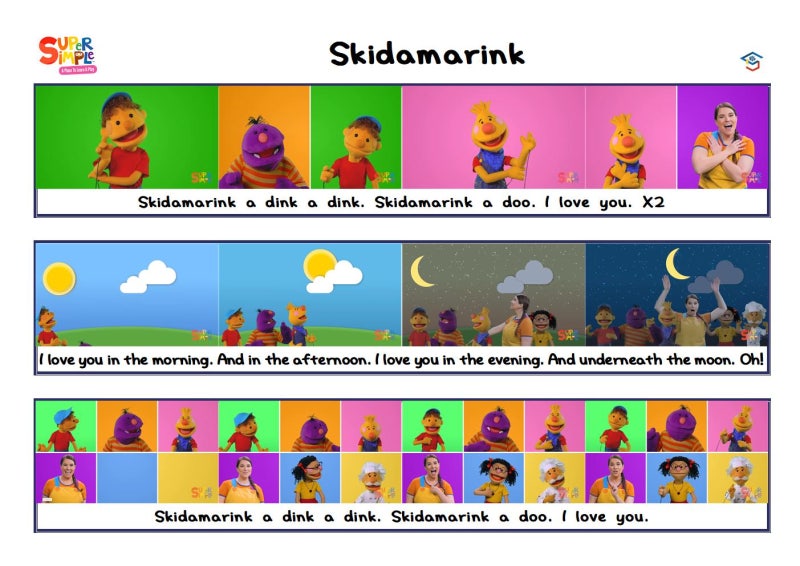 'Skidamarink'와 함께하는 영어 학습: 슈퍼심플송으로 배우는 재미있는 영어 : 네이버 블로그