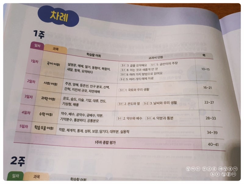 방학 초등공부 어휘문제집 추천 고학년 문해력 키우기 네이버 블로그