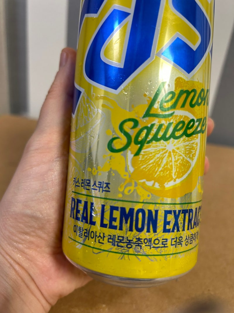 카스 레몬 스퀴즈(cass lemon squeeze) 캔 맥주 후기 : 네이버 블로그