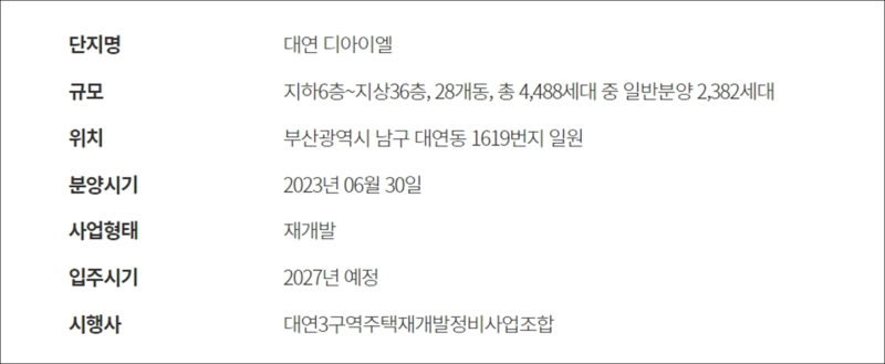 대연 디아이엘 분양 입주자모집공고 공개부산 대연3구역재개발 청약일정 네이버 블로그