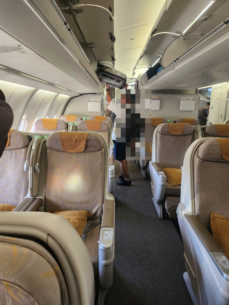 아시아나 비즈니스 OZ733 베트남 하노이 비즈타고 쑹 (A-350)/OZ730 아시아나우등고속타고온 후기/기내식과 라면맛집 ...