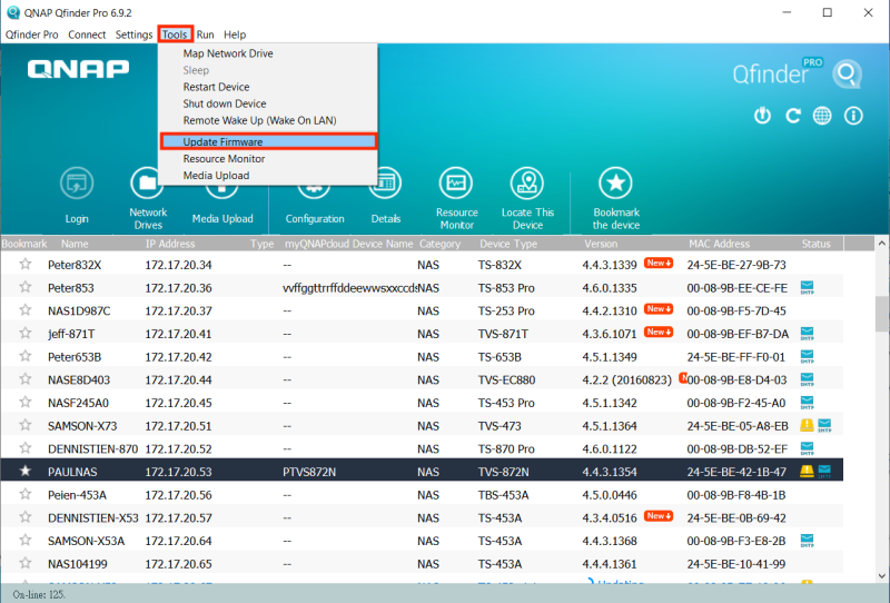 Qfinder Pro를 사용하여 QNAP NAS를 검색 및 관리하는 방법 & 펌웨어 업데이트 하기 : 네이버 블로그
