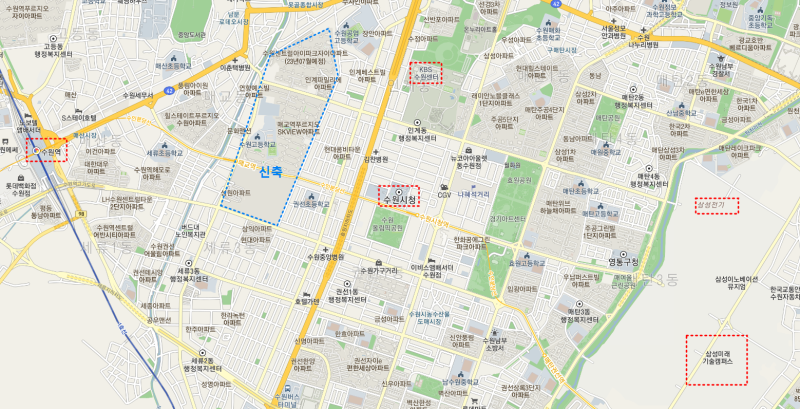 임장 영통 2구역매탄주공45단지 재건축 진행현황이주완료영통맛집 네이버 블로그