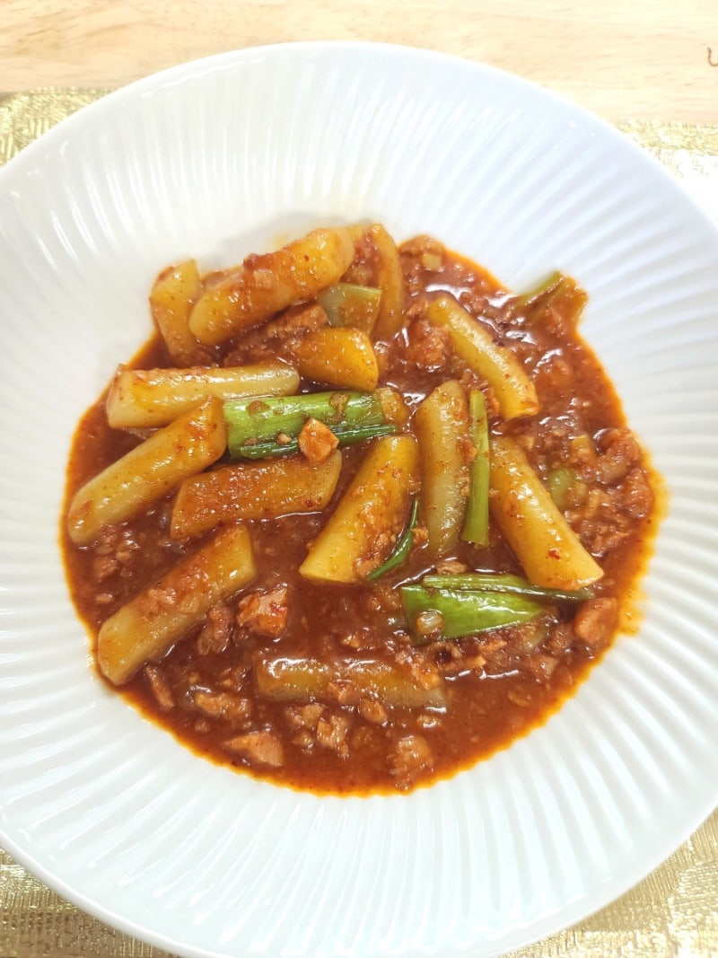 류수영 스팸떡볶이 1인분 만들기 편스토랑 치즈 떡볶이 레시피 네이버 블로그