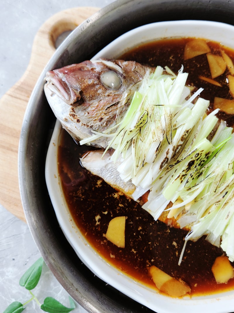 편스토랑 차예련 돌돔술찜 레시피 참돔찜 만들기 생선찜 양념 간장소스 생선 손질 비늘 비린내 제거 손님초대음식 네이버 블로그