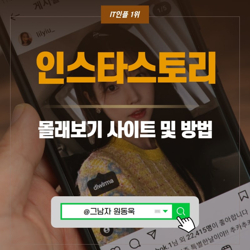 인스타 스토리 몰래보기 사이트 및 비행기모드 방법 네이버 블로그