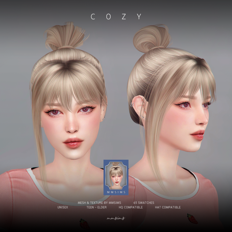 심즈4 CC 헤어 // MMSIMS Hair Cozy : 네이버 블로그