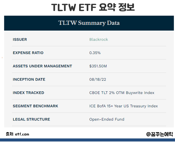 미국 국채 사는법 채권 투자 방법 금리 TLTW TMF ETF 주가 배당 : 네이버 블로그
