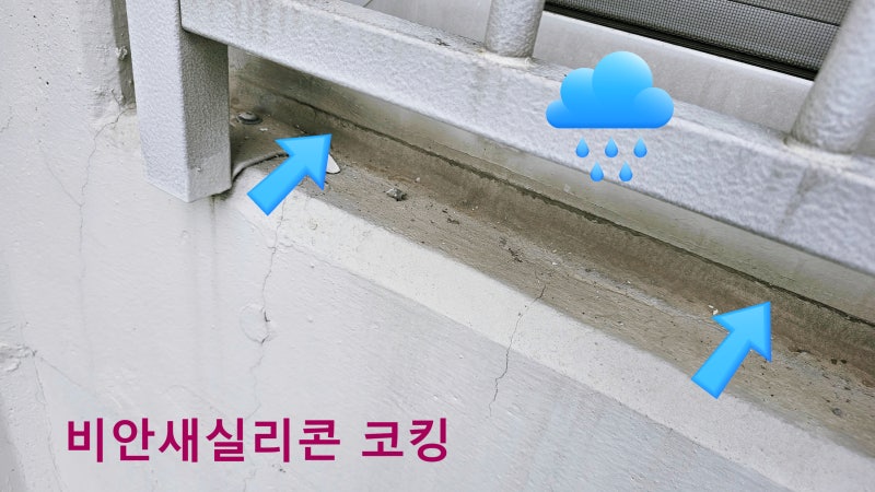 고층 아파트 외벽누수 크랙 보수 실리콘 방수 코킹 작업 후기 네이버 블로그