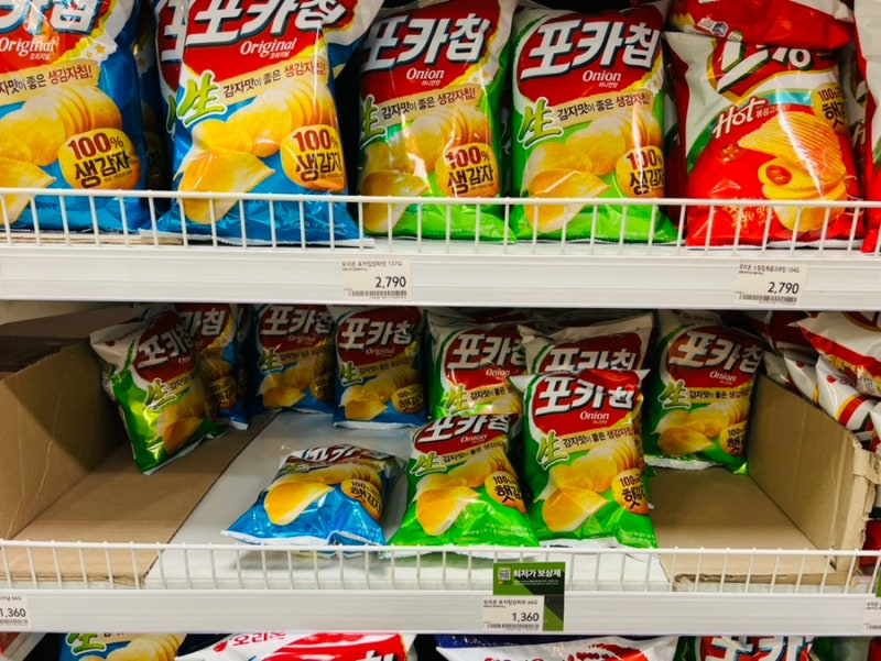 지금이 제철 과자~ 국산 햇감자 버전 오리온 포카칩 털어오기 네이버 블로그