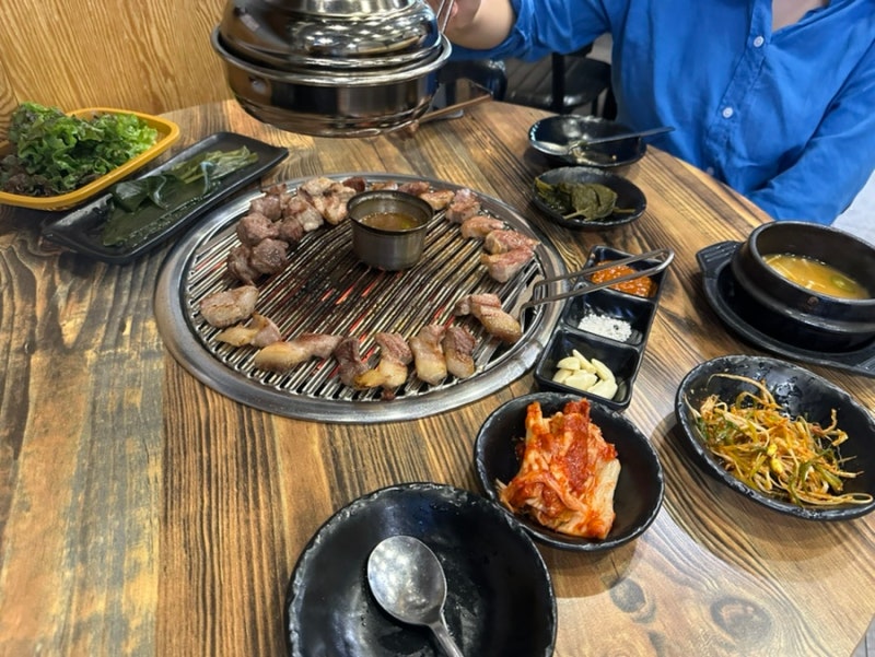제주산 돼지고기 숯불구이 육즙 쾅쾅 마곡 고기집 탐라팩토리 마곡본점 네이버 블로그