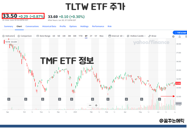 미국 국채 사는법 채권 투자 방법 금리 TLTW TMF ETF 주가 배당 : 네이버 블로그