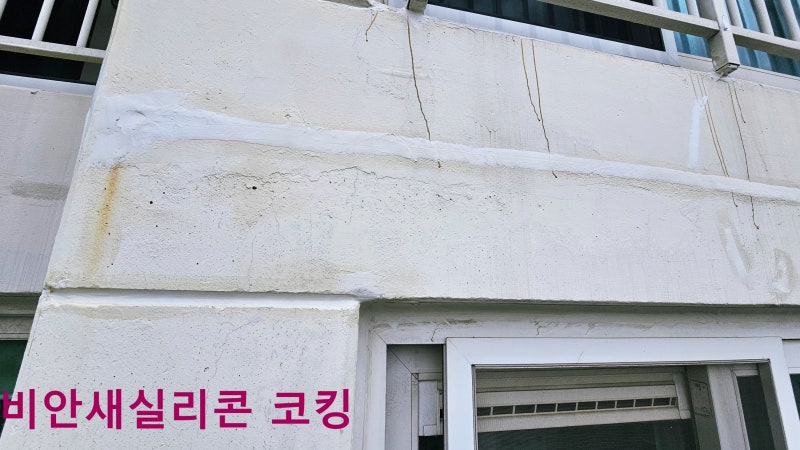 고층 아파트 외벽누수 크랙 보수 실리콘 방수 코킹 작업 후기 네이버 블로그