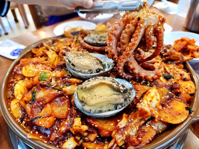 사천 맛집 300도씨 해물갈비 가족외식 다녀옴 삼천포맛집 추천 네이버 블로그