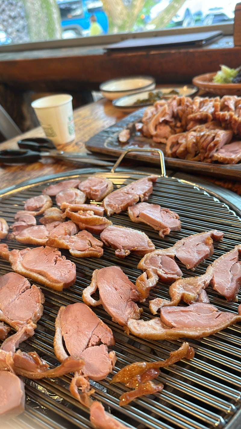 대구 팔공산 케이블카 맛집 추천 장작구이 오리 바베큐 먹고 옴 네이버 블로그