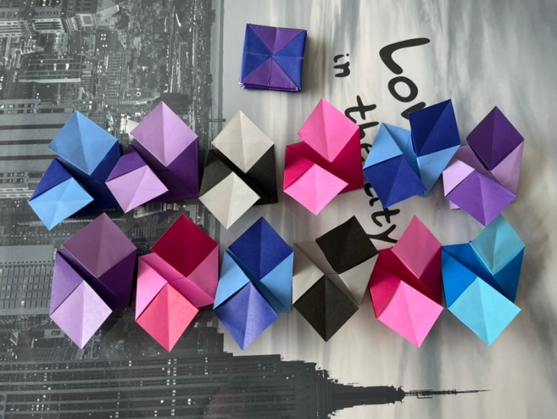 네모아저씨 매직큐브 종이접기 7살종이접기 : 네이버 블로그