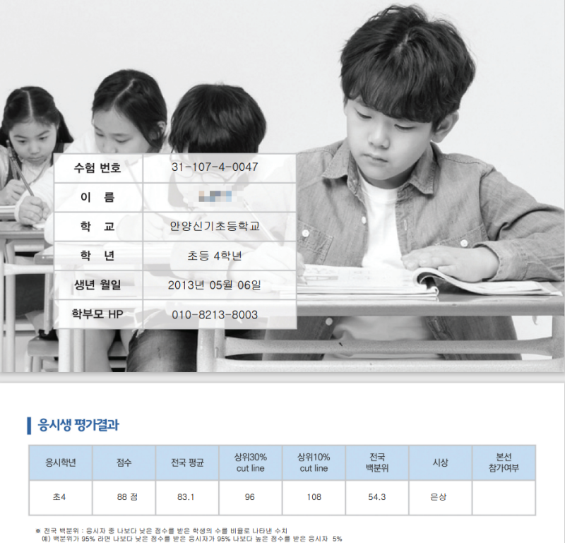 Kma한국수학학력평가 6월 17일 시행 결과가 나왔습니다~ 좋은 성적거둔 친구들 축하합니다 네이버 블로그