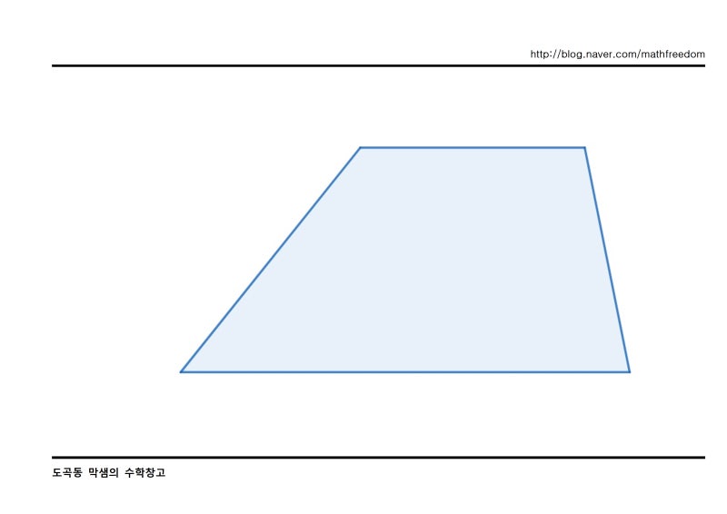 사다리꼴 넓이 공식 (정사각형, 직사각형, 평행사변형, 마름모 넓이) : 네이버 블로그