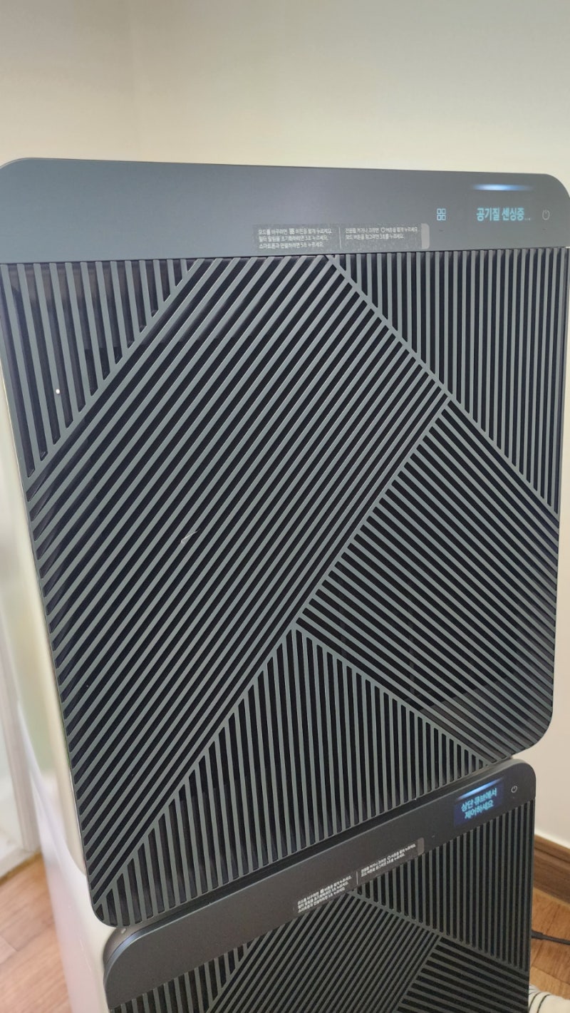 삼성 비스포크 큐브에어 공기청정기 ax9500 스펙 개봉 & 사용 후기 : 네이버 블로그