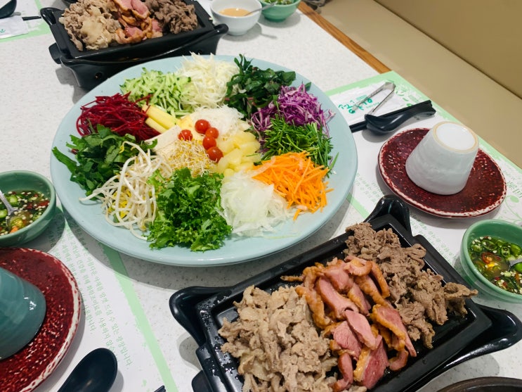 아초원 여우고개점 월남쌈 쌀국수 고기 커피 무한리필 시흥 대야동 새로오픈 식당 맛집 하우고개 여우고개