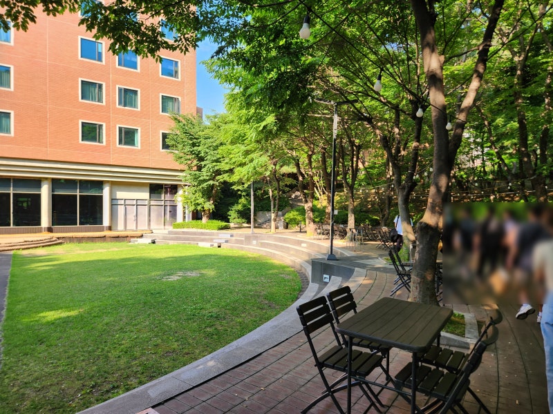 양재시민의숲 더케이호텔서울 우첼로 가든 야외바베큐 후기 네이버 블로그