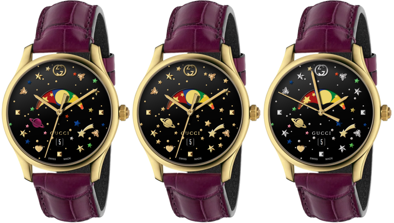 구찌 워치페이스, Gucci Timeless Moonphase, 갤럭시 워치 WFS, GWD 공유 : 네이버 블로그