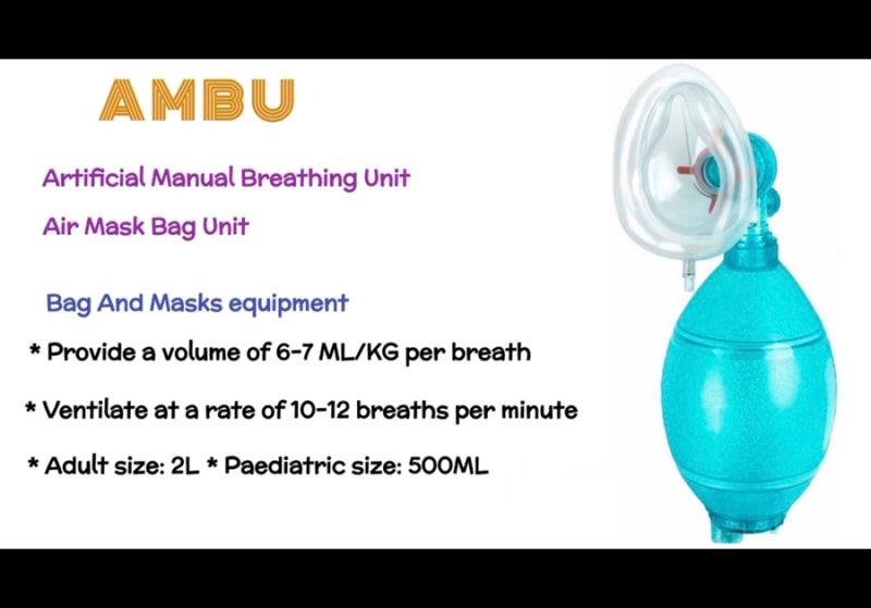 Ambu bag 암부백 - BVM (Bag Valve Mask) 백밸브마스크 파트 공부하기 : 네이버 블로그
