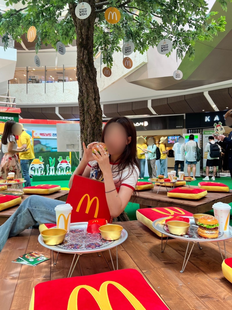 여의도 Ifc몰 맥도날드 파밭스토어 후기 신메뉴 진도대파크로켓 허니버터인절미 감자튀김 맛 평가 맥도날드피크닉세트