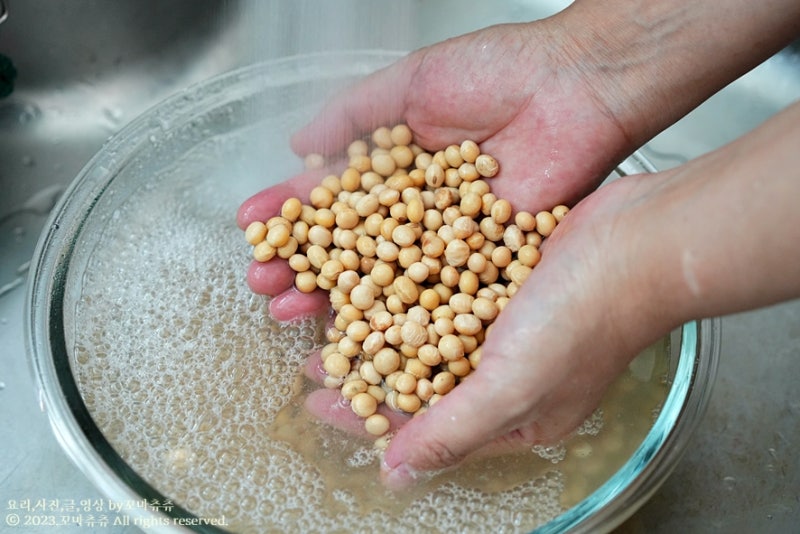 콩국수 콩물 만들기 칼로리 대박집 비법 백태 콩국수 만드는법 콩삶기 여름별미 콩국수면 네이버 블로그