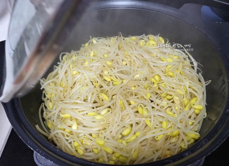 빨간 콩나물무침 만드는 법 콩나물무침 레시피 콩나물찜 콩나물 반찬 요리 네이버 블로그