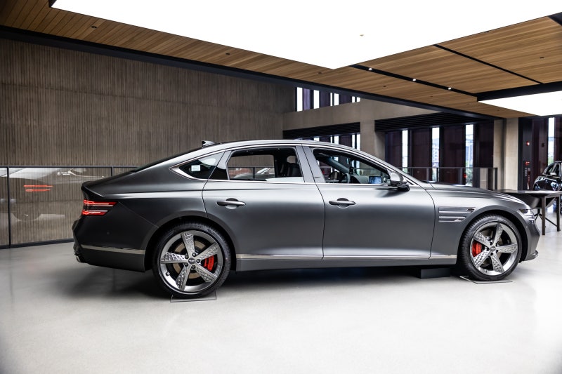 2023 제네시스 G80 마칼루 그레이 전시차량 리뷰 : 네이버 블로그