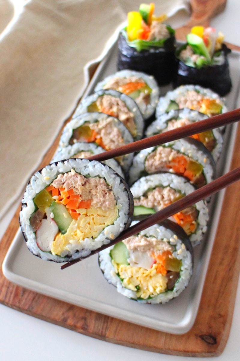 참치김밥 맛있게 싸는법 참치마요김밥 만들기 대왕김밥 재료 종류 주말메뉴 네이버 블로그