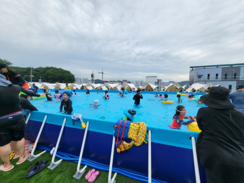 용인 수영장 키카 아이 놀다 지치게 할 근교 놀 곳 어메이징 캠프 네이버 블로그