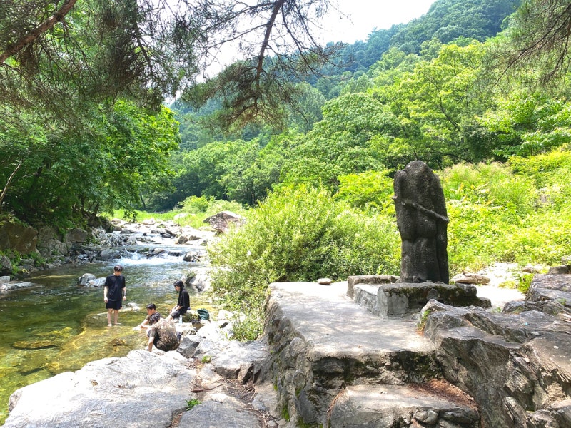 경기도 가평 아이와 가볼만한곳 놀거리 물놀이 당일치기 여행 용추계곡 용추구곡 주차 취사 명당자리 네이버 블로그