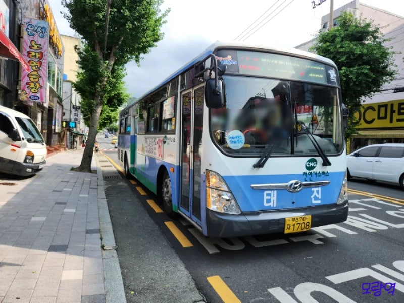부산 시내버스 태진여객 160번 1708호 네이버 블로그