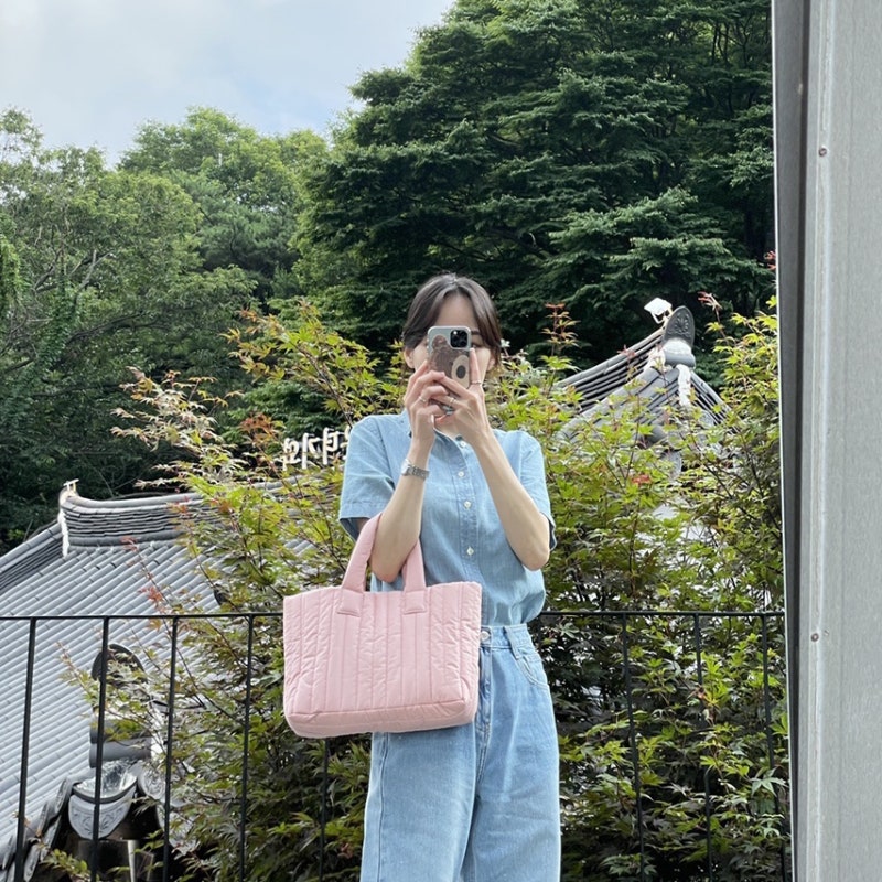 시엔느 패딩백 베이비핑크feat 메종드알로하 양키링 네이버 블로그