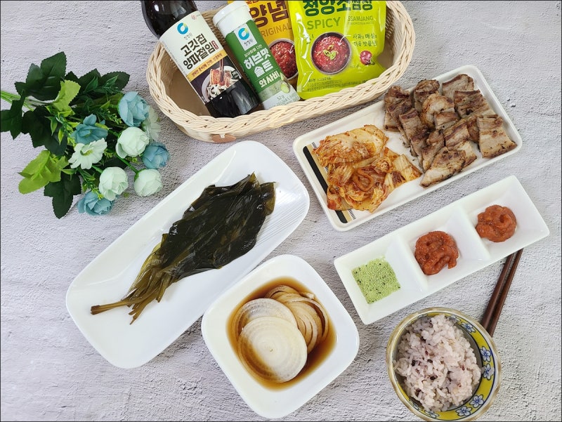 고기쌈장 짜먹는 청정원 순창 청양초쌈장 And 양념쌈장 허브맛솔트 와사비 삼겹살 맛있기 먹는법 네이버 블로그