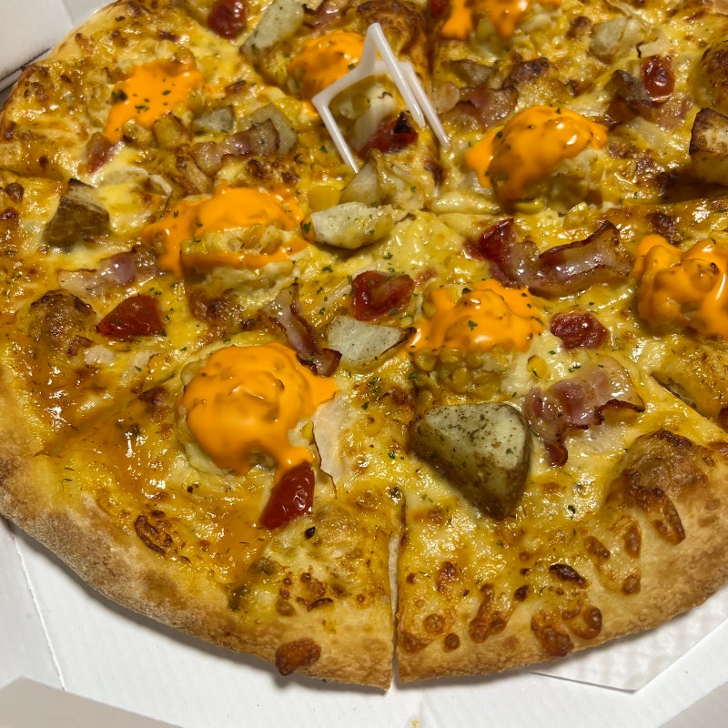 도미노 피자 SKT 0day 영데이 대만콘치즈 감자 칼로리 주문함 : 네이버 블로그