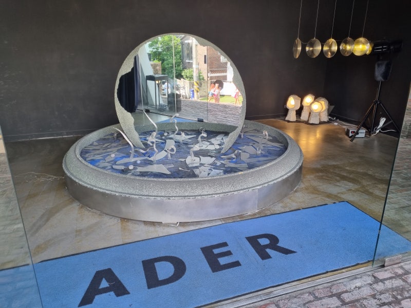 남성 카드지갑 추천 : 아더에러(Ader Error) 블루 컬러의 지갑 디자인 'Kadia card holder', 홍대 아더 ...