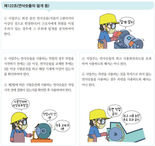 산업안전기사 실기 필답 정리 기계안전관리방호장치 헤드가드 취관 위험점 안전조치 양중기 와이어로프 달기체인 연삭