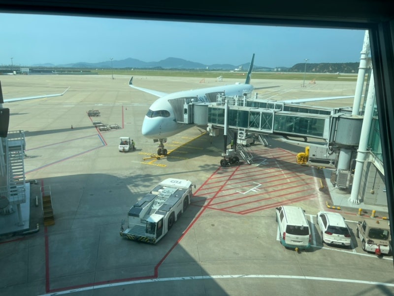 홍콩 마카오 4박5일 가족여행 1일차 1 인천공항 홍콩공항 관광청 부스 바우처 받기 옥토퍼스카드 구매
