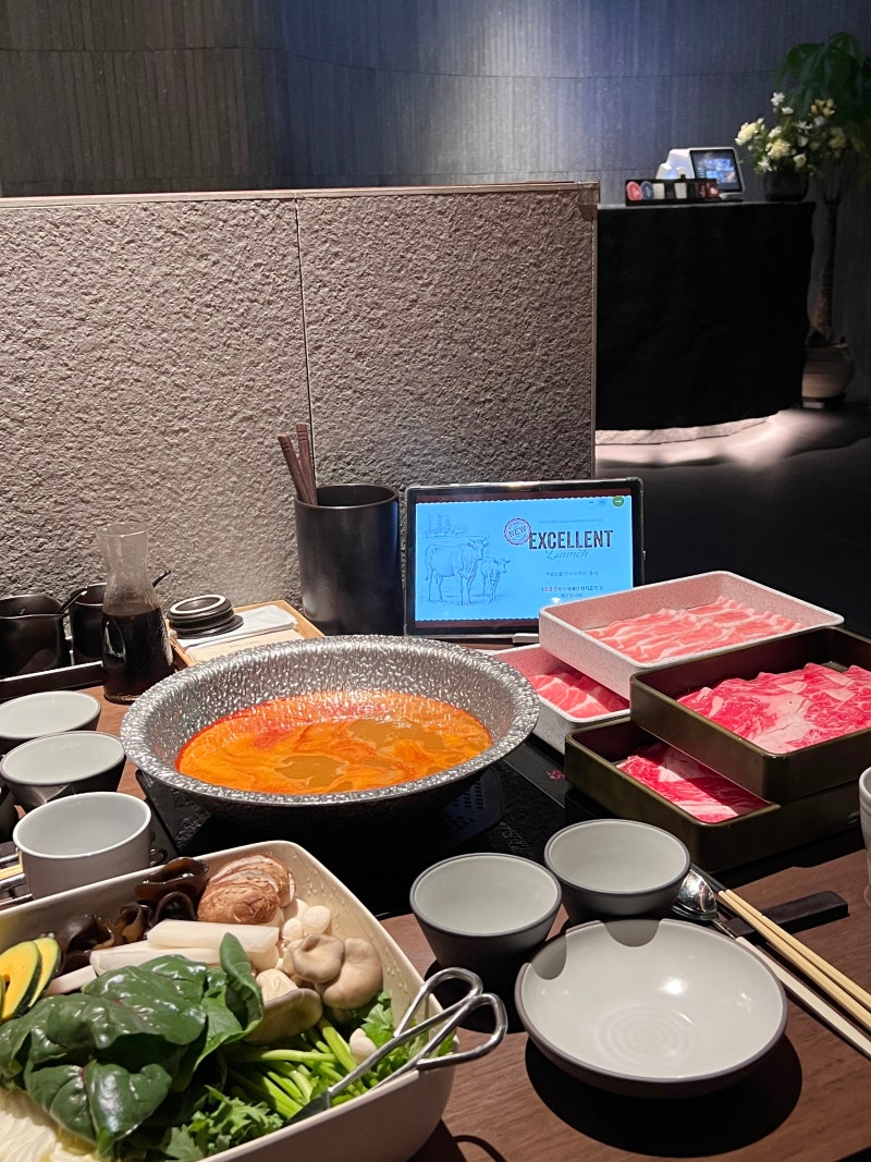 프리미엄 샤브샤브 맛집 모던 샤브 하우스 여의도점 무한리필로 배부르게 네이버 블로그