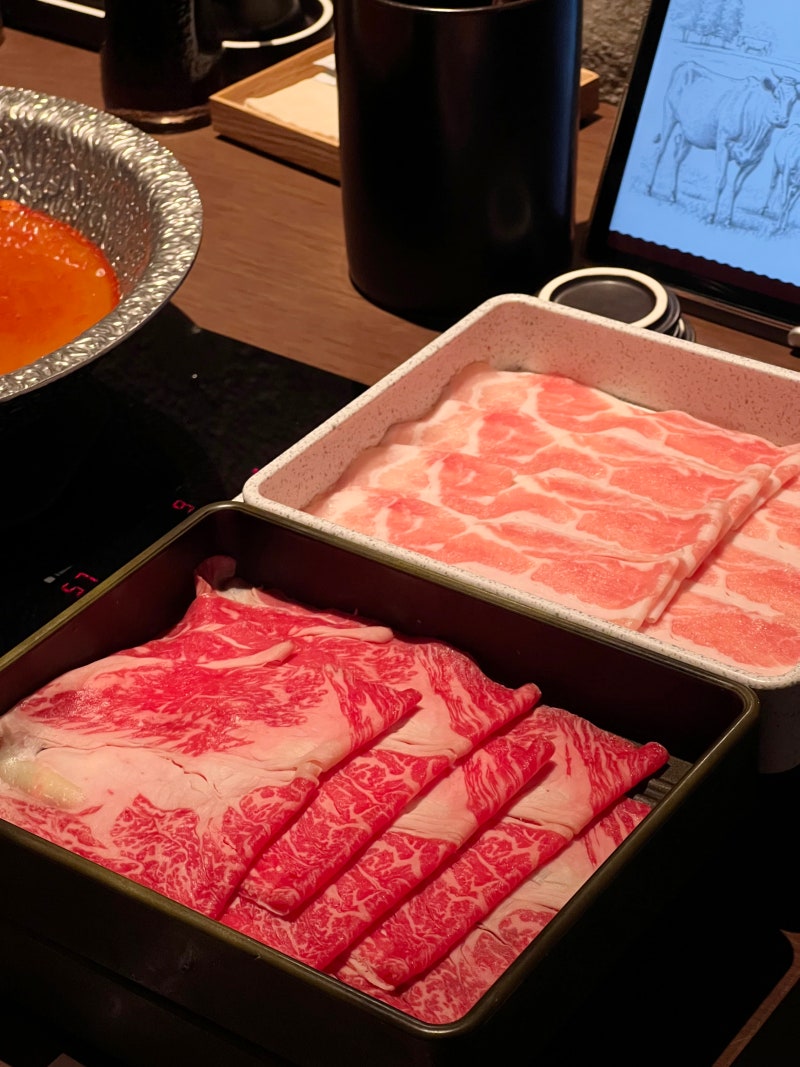 프리미엄 샤브샤브 맛집 모던 샤브 하우스 여의도점 무한리필로 배부르게 네이버 블로그
