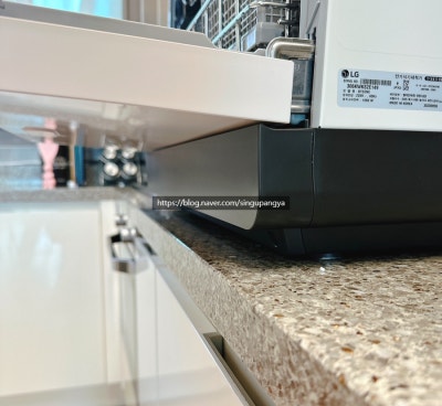 내돈내산 LG 식기세척기 6인용 DTC2NE 무타공 설치 후기 feat 디오스 오브제 컬렉션 : 네이버 블로그