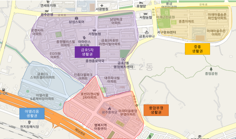 광주 서구 임장 지역분석으로 비교 단지 가르쳐드립니다 1더샵염주센트럴 유니버시아힐스테이트금호2지구풍암지구 네이버 블로그