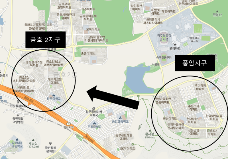 광주 서구 임장 지역분석으로 비교 단지 가르쳐드립니다 1더샵염주센트럴 유니버시아힐스테이트금호2지구풍암지구 네이버 블로그